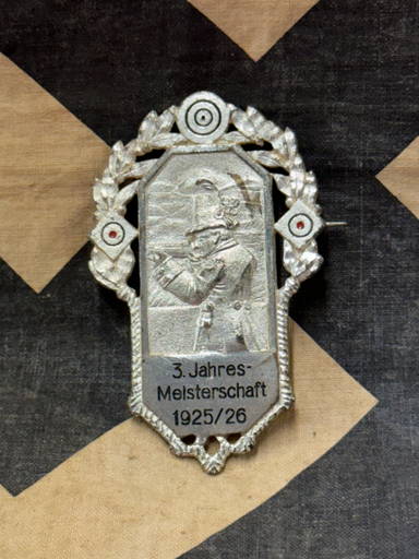 Pre Ww1 German Sharp Shooter Tinnie Badge