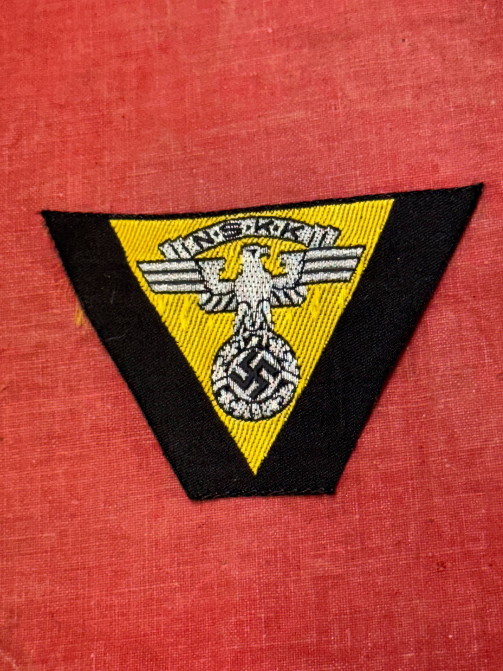 Ww2 German Nskk Insigna For Field Cap Auction