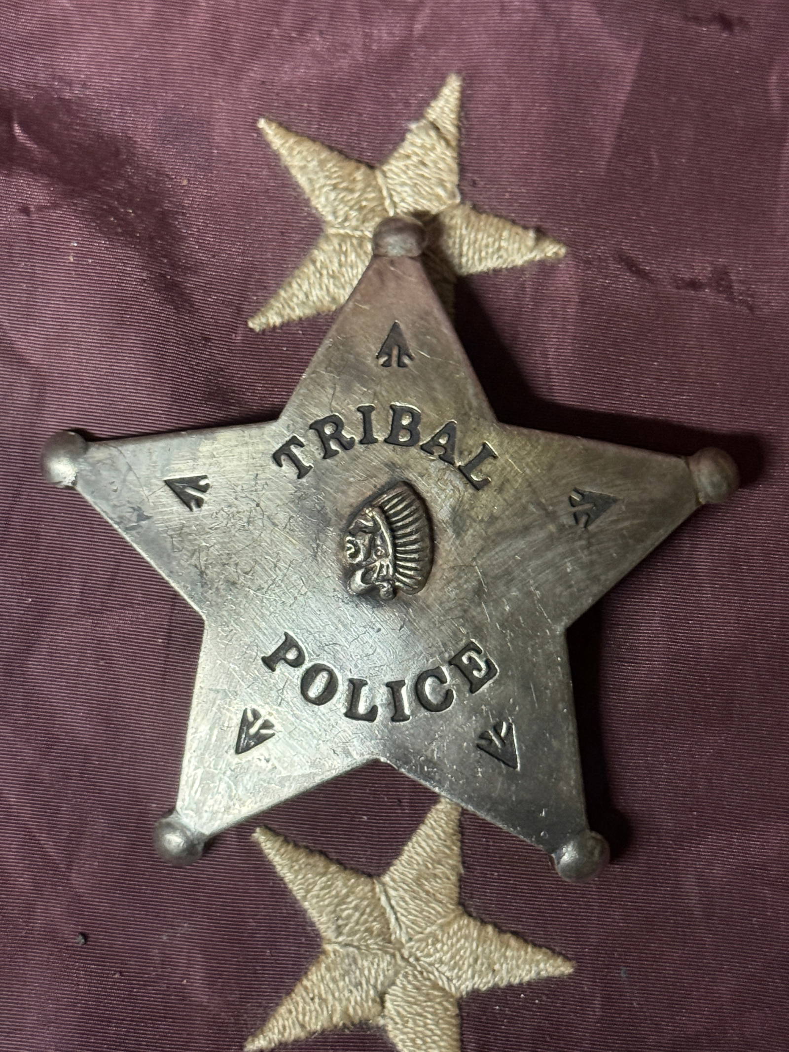 1800's Tribal Police Native American Badge Auction