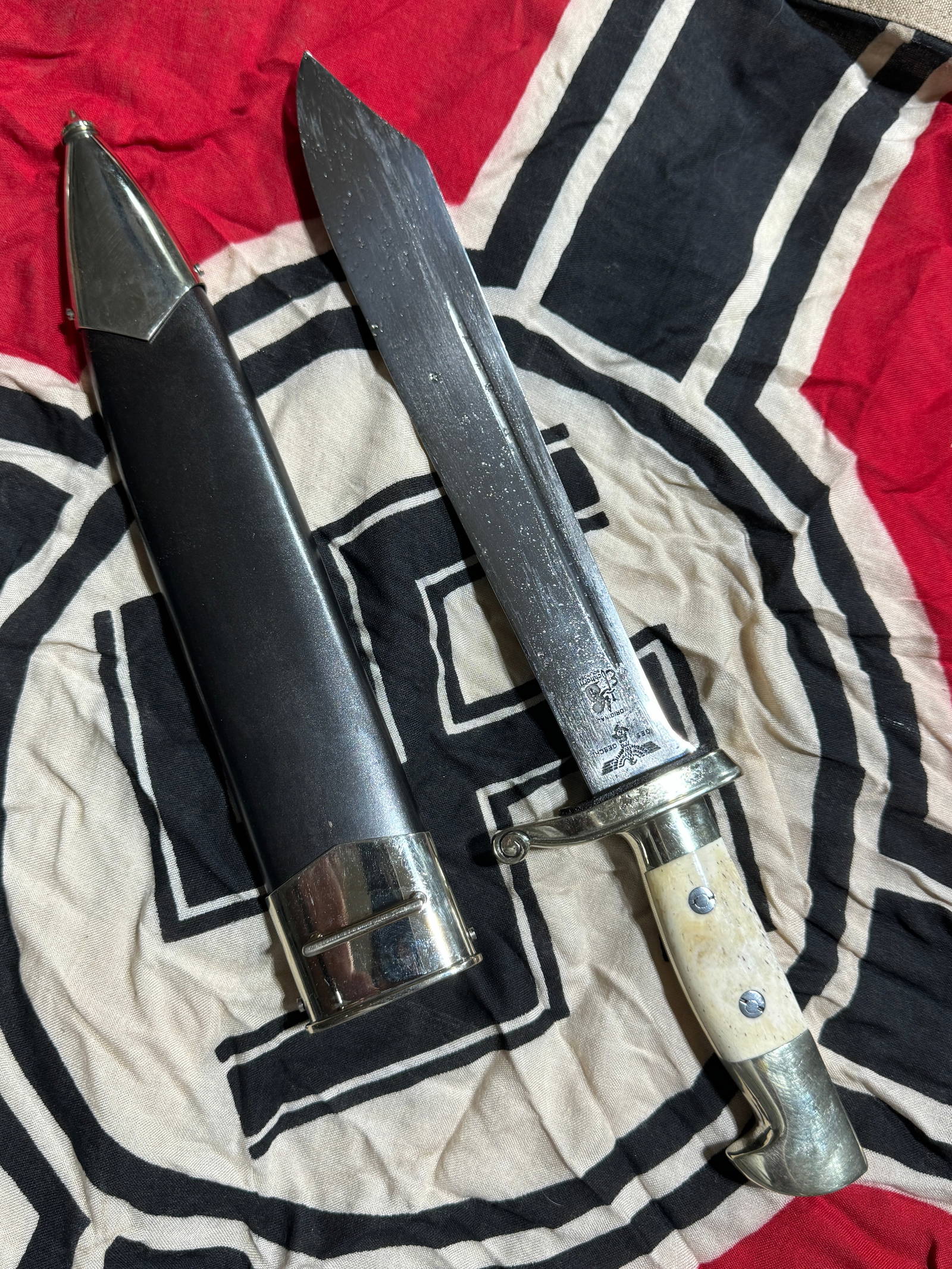 Ww2 German Teno Subordinate Hewer Dagger With Sheath By Ges. Gesch ...