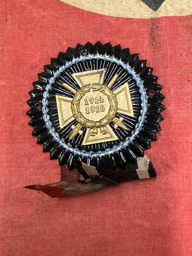 Rare Ww1 1914 1918 Merit Cross Shako Badge Insignia