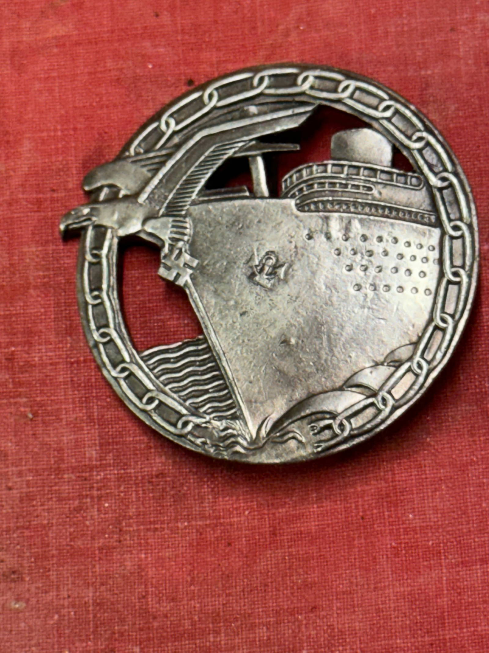 Ww2 German Kriegsmarine Blockade Runner’s Badge - Unmarked Auction
