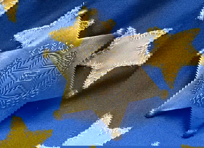 1800's Texas Rangers Police Badge