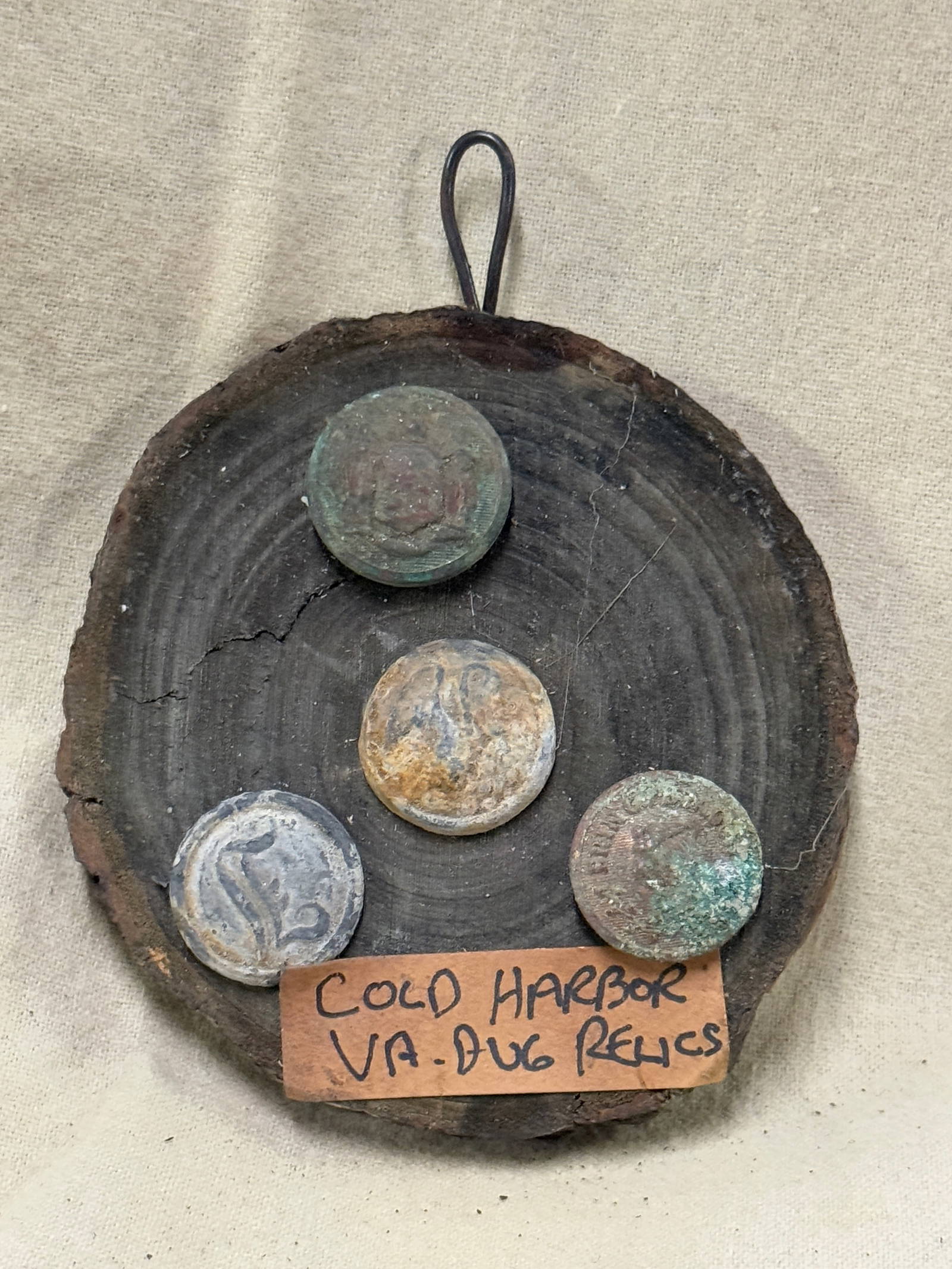 Civil War Confederate Csa Buttons Dug Cold Harbor, Va Auction