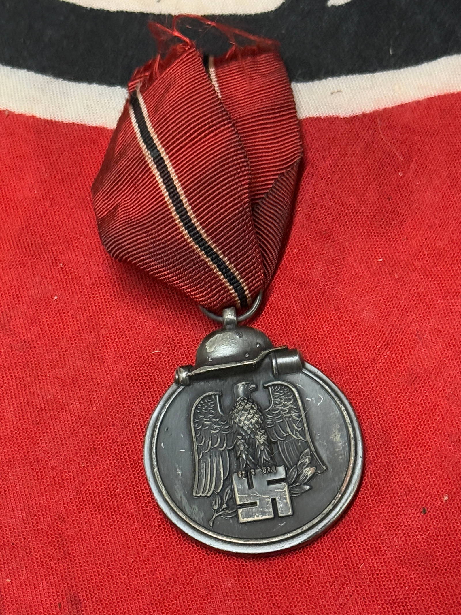 Ww2 German Eastern Front Medal “ostmedaille?? With Ribbon Auction