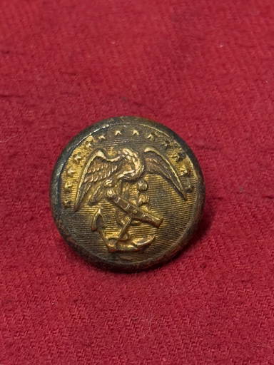 Civil War Confederate Csn Navy Coat Button By American Button Co.