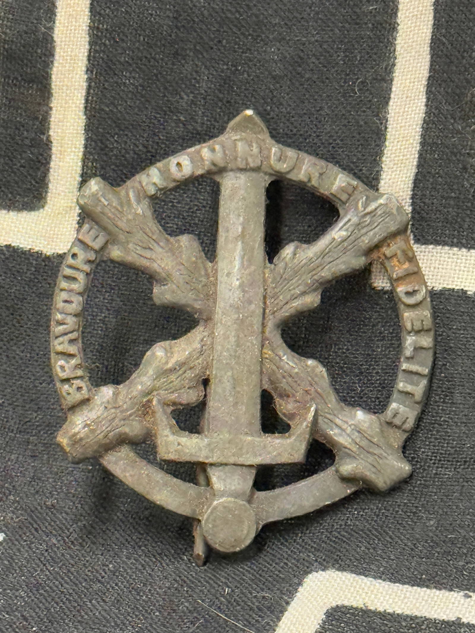Wwii Belgium Rexist Walloon Walonia Honour Badge In Bronze Auction