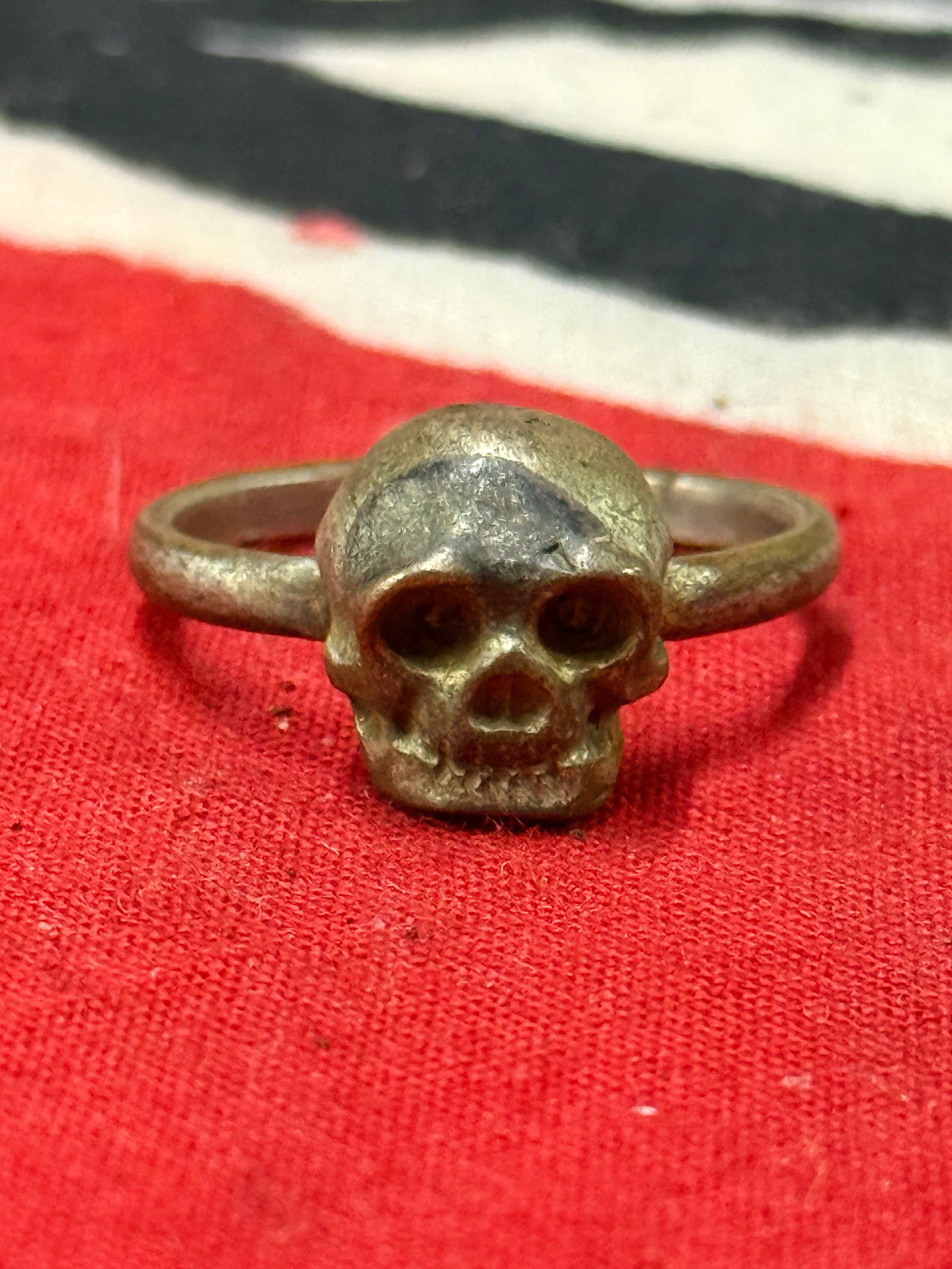 Rare Ww2 German Totenkopf Ss Skull Ring In 800 Silver - Jul 07, 2025 ...