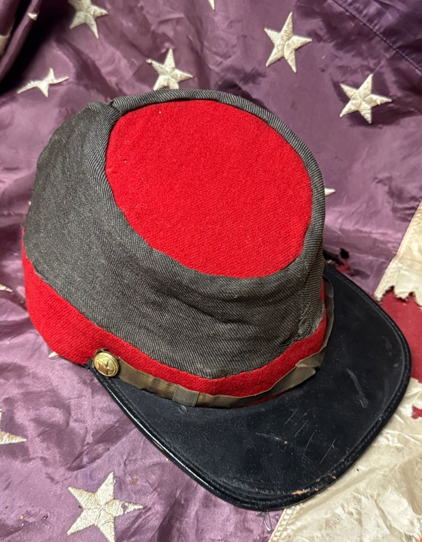 Civil War Confederate Csa Artillery Forage Cap Hat Kepi - Jul 07, 2025 ...