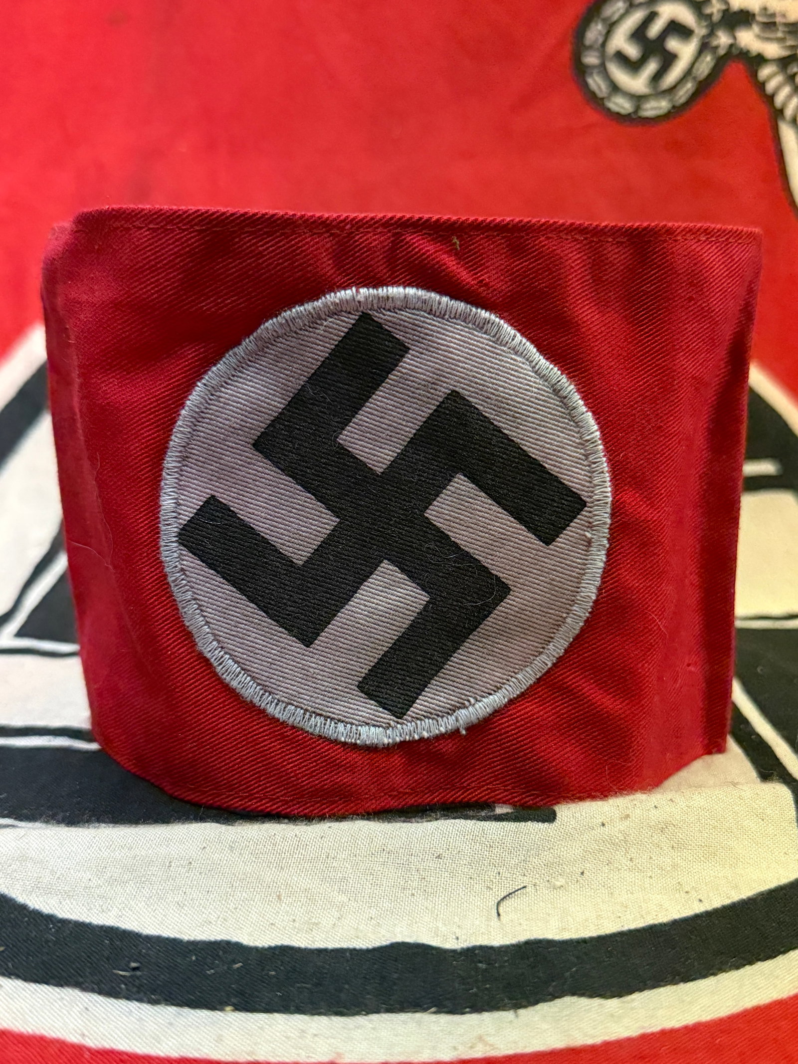 Ww2 German Nsdap Political Armband With Rzm Paper Tag Auction