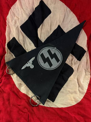 Ww2 German Waffen Ss Vehicle Or Unit Pennant (reichsführer Ss Pattern)
