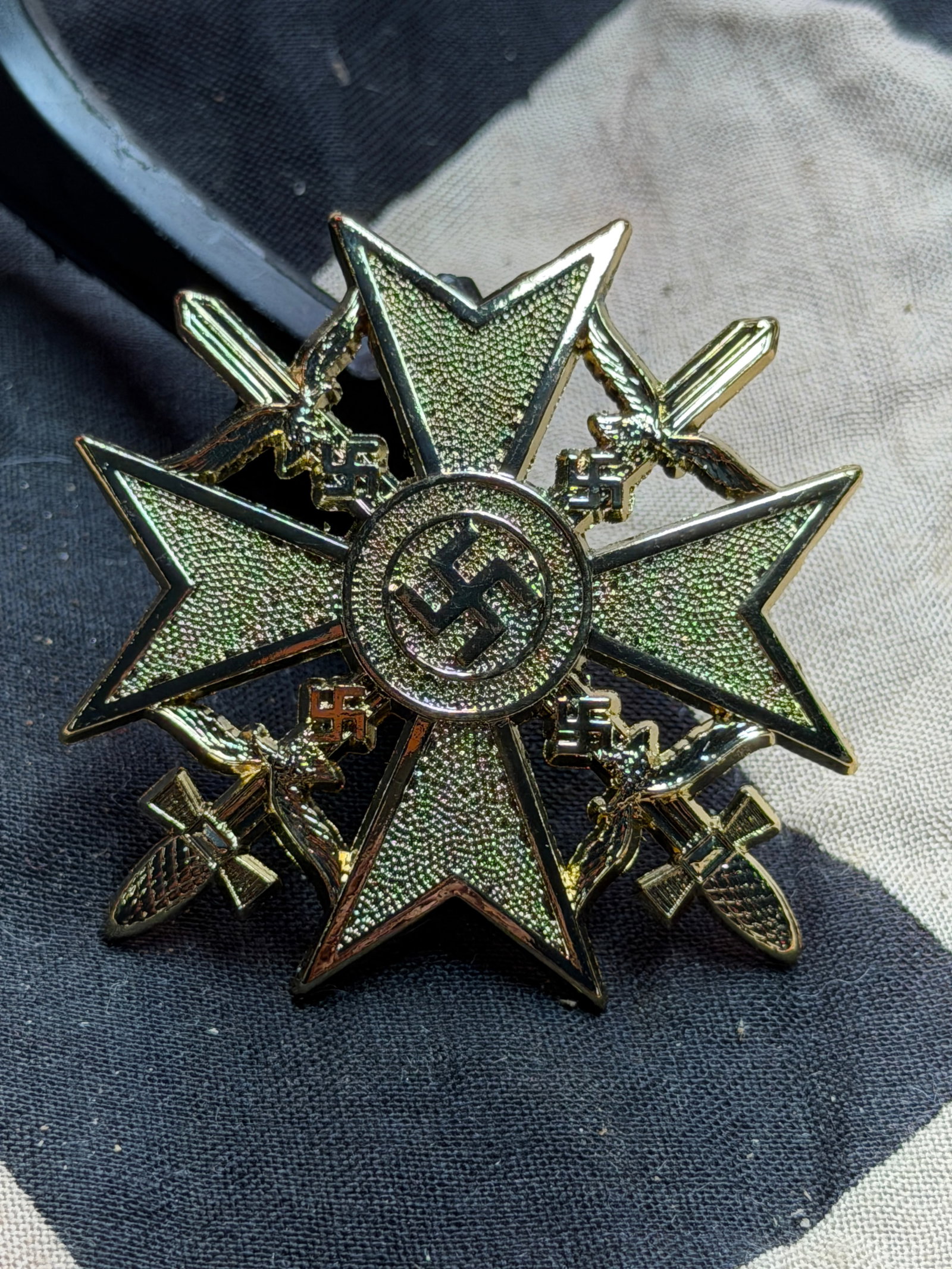 Ww2 German Spanish Cross With Swords Auction