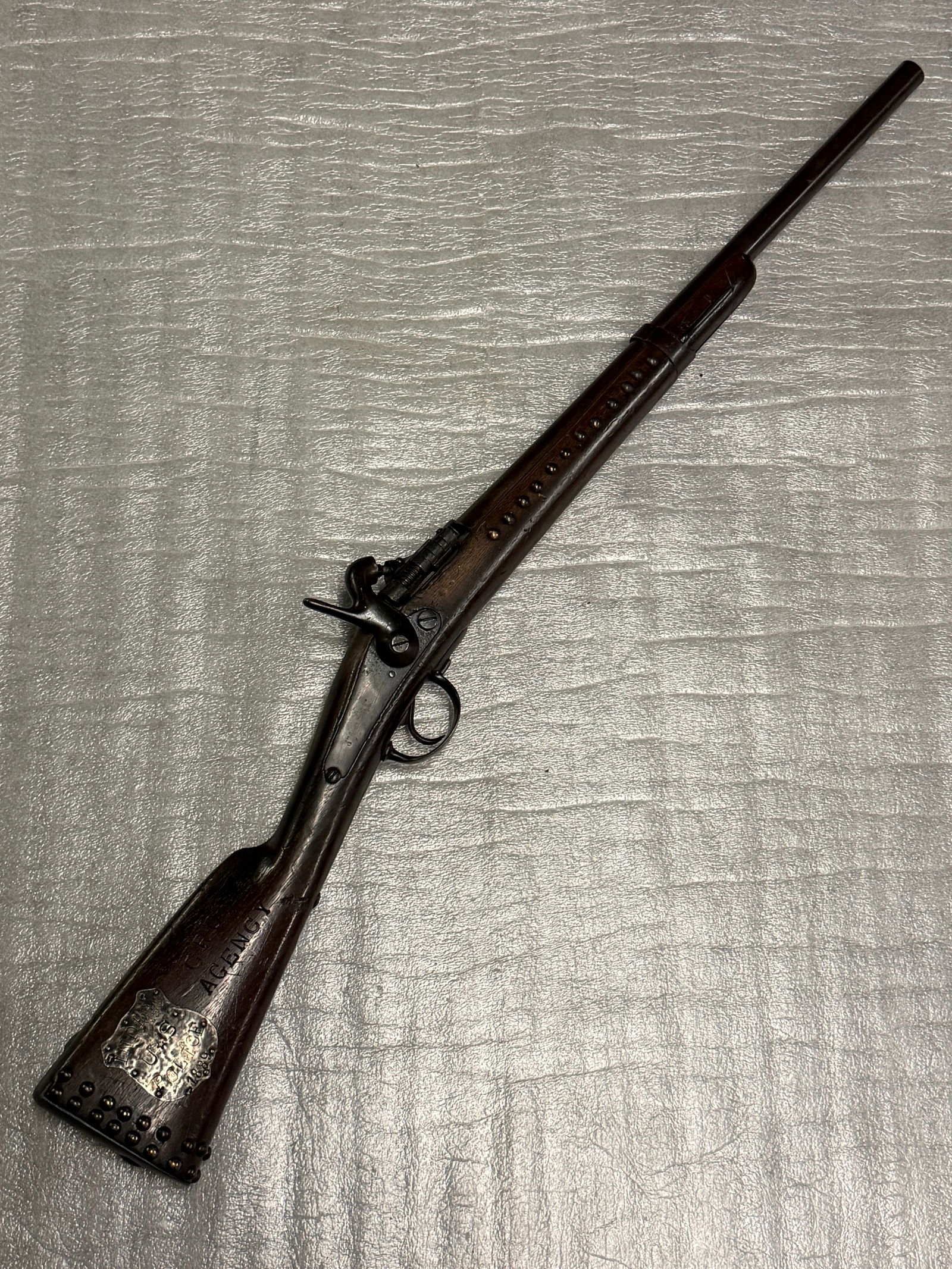 Antique U.s. Indian Police Percussion Carbine, C. 1889 Auction