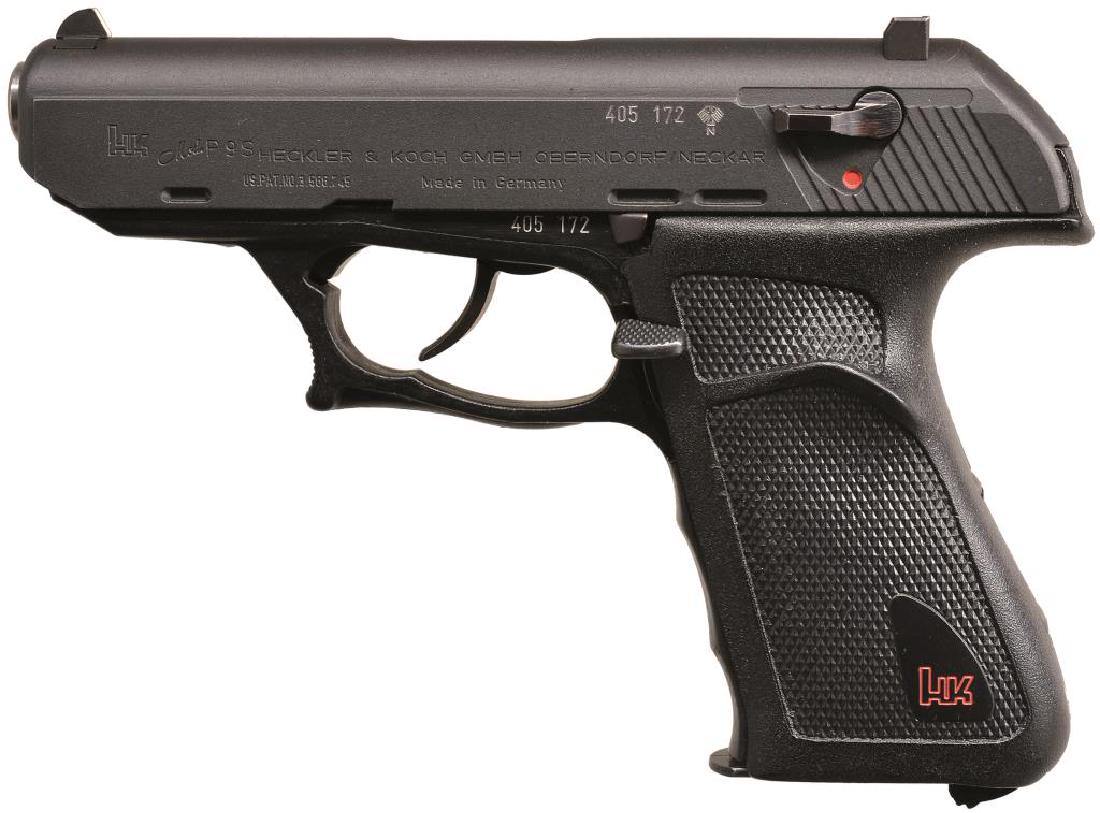 HECKLER & KOCH MODEL P9S SEMI AUTO PISTOL.
