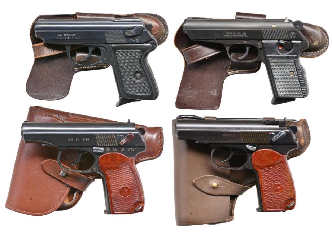 4 FORMER COMMUNIST BLOCK DA PISTOLS.