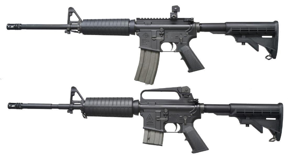2 MODERN SEMI AUTO RIFLES.