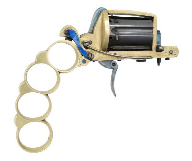 Apache Knuckle Duster Pepperbox Revolver.