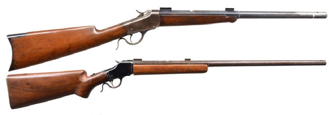 2 Winchester 1885 Single Shot Rifles.
