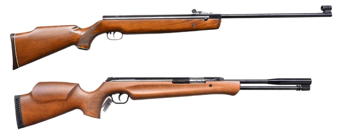 2 PELLET RIFLES: BEEMAN & WALTHER.
