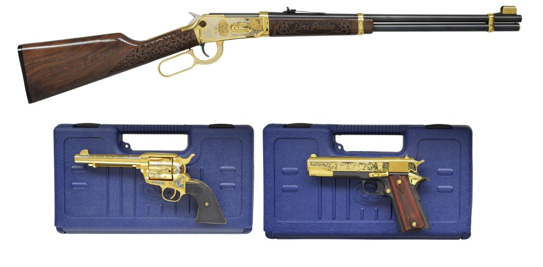 ELVIS PRESLEY 3 GUN SET BY AMERICA REMEMBERS.