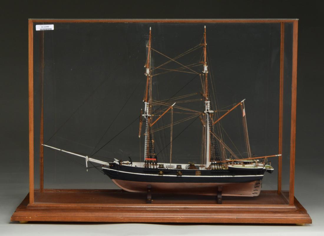 SHIP MODEL OF THE REVENUE CUTTER WASHINGTON.