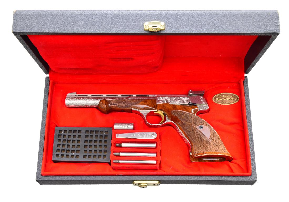 ANGELO BEE ENGRAVED BROWNING MEDALIST SEMI AUTO