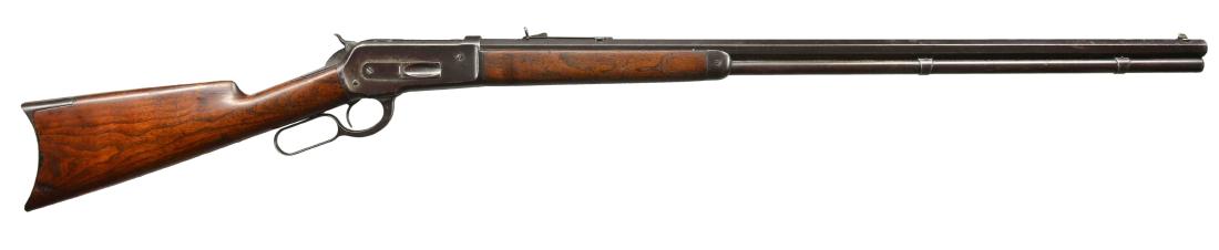 Winchester 1886 Extra Long Lever Action Rifle.