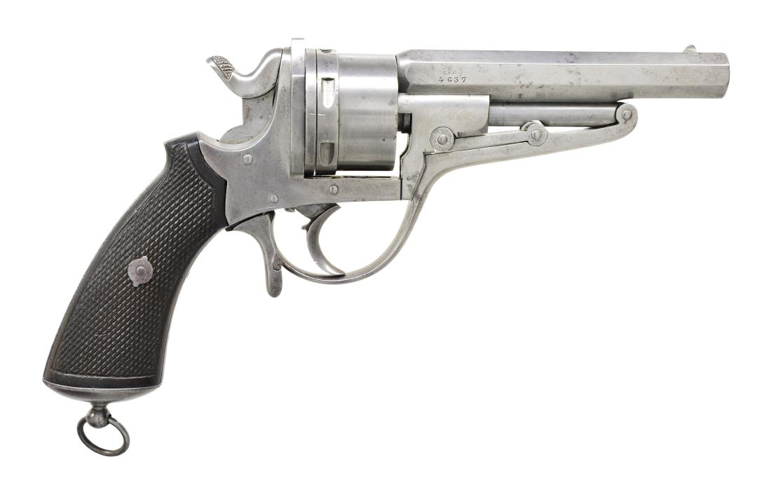 GALAND MODEL 1868 DA SERVICE REVOLVER.