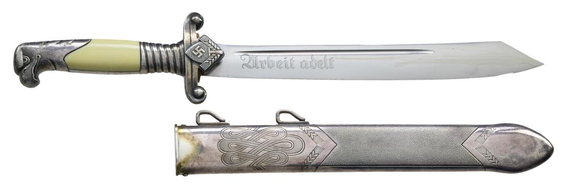 WWII GERMAN RAD OFFICERS HEWER.