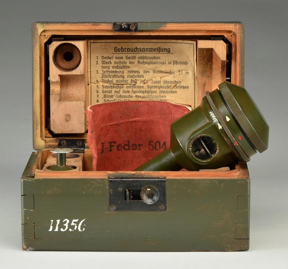 WWII GERMAN TIMED FUSE J-FEDER 504.