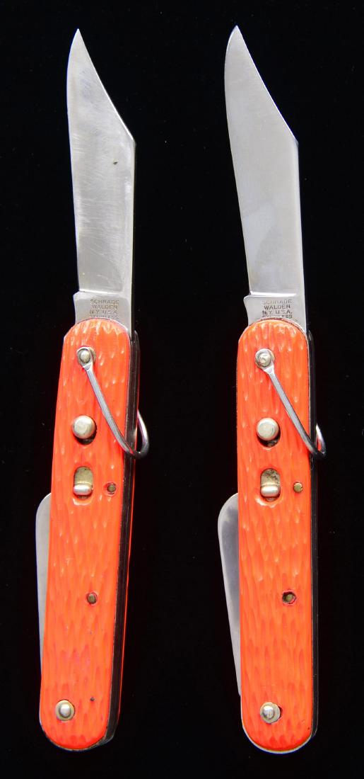 2 SCHRADE SWITCHBLADE SURVIVAL KNIVES.