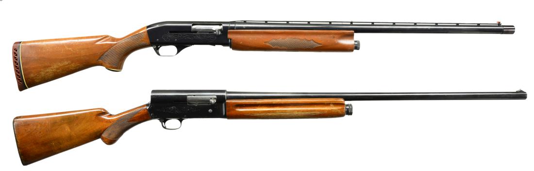 2 U. S. Semi Auto 12 Ga. Sporting Shotguns.