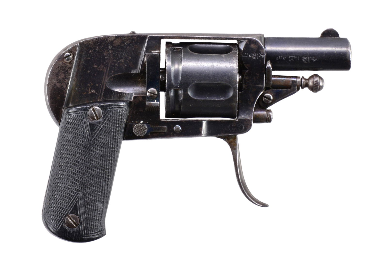 BELGIUM VELODOG SLIDING GRIP REVOLVER. - Oct 18, 2019 | Poulin Antiques ...