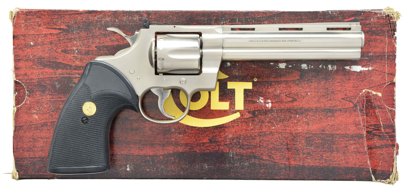 COLT ELECTROLESS NICKEL PYTHON REVOLVER. - Oct 19, 2019 | Poulin ...