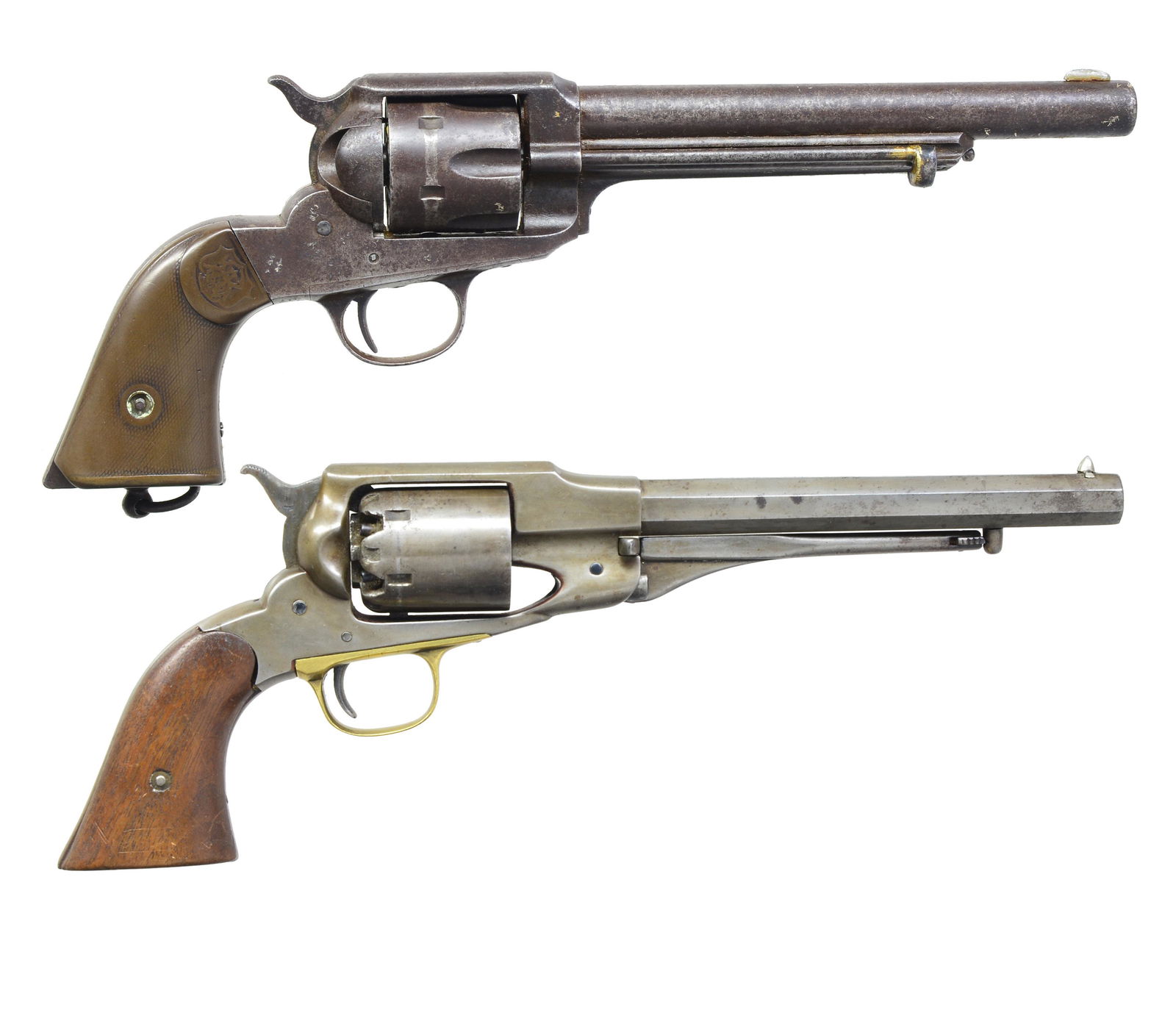 2 Antique Remington Revolvers.