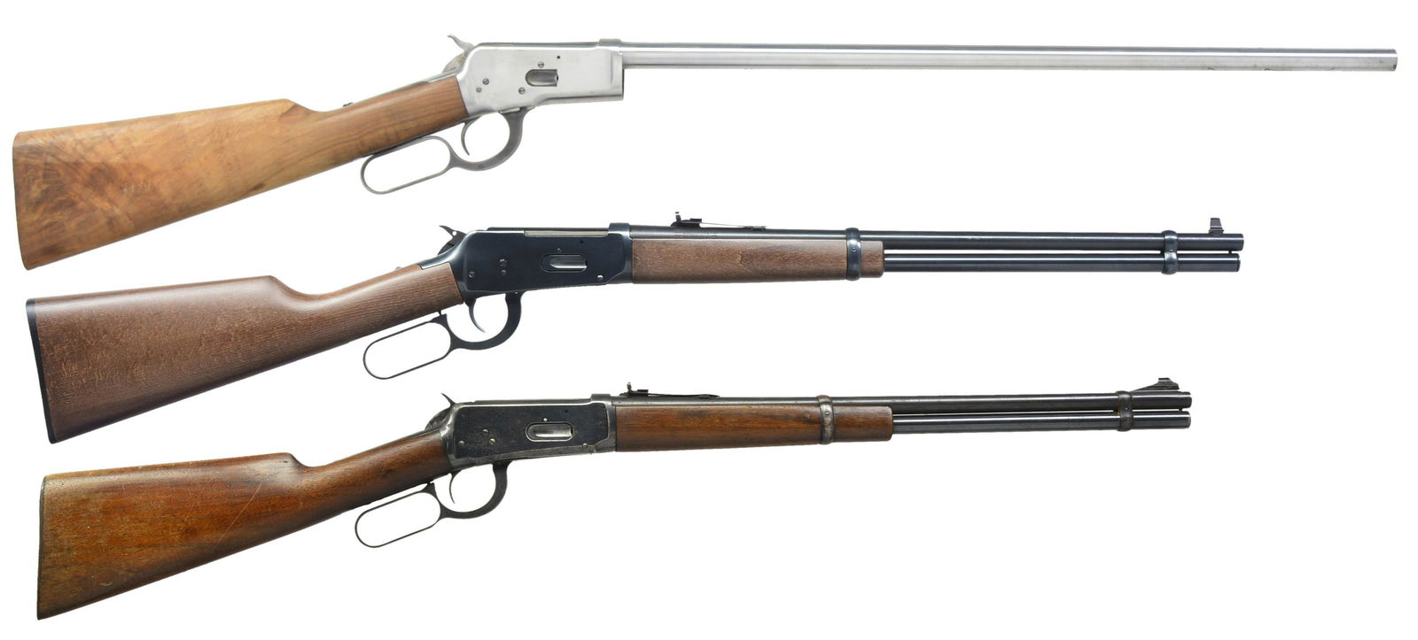 3 Winchester Lever Action Rifles.
