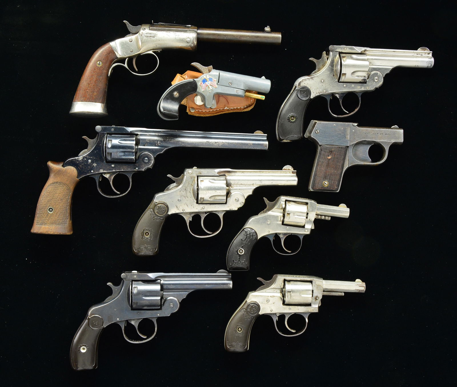 For Auction: 9 AMERICAN HANDGUNS. (#4497) on Oct 21, 2019 | Poulin ...