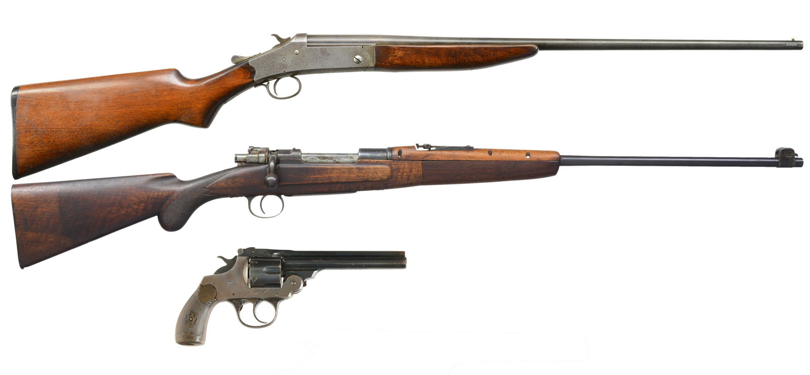 3 FIREARMS: REVOLVER, SHOTGUN & BOLT ACTION RIFLE. - Oct 21, 2019 ...