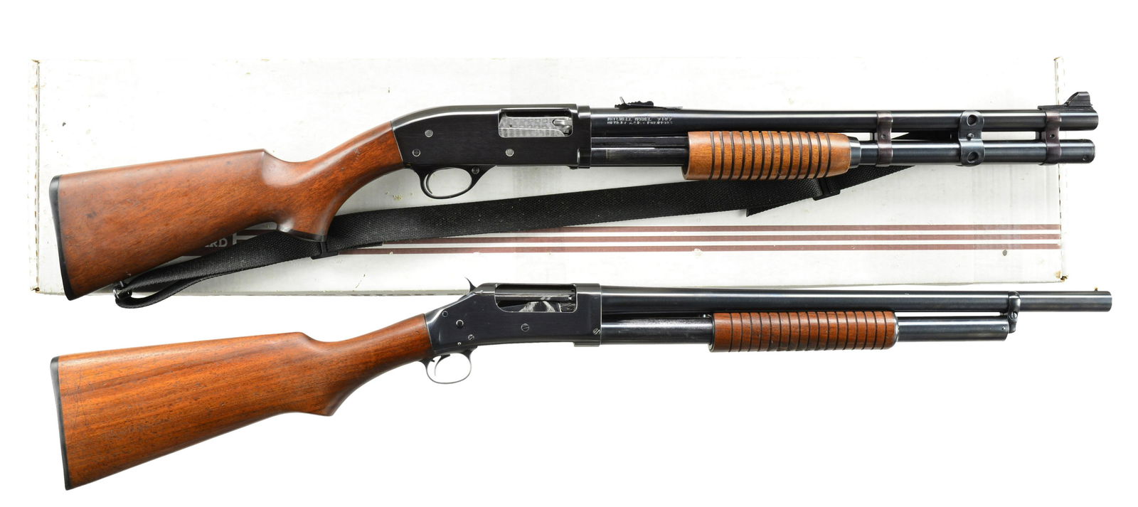 MITCHELL 9109 & WINCHESTER 1897 PUMP SHOTGUNS. - Oct 21, 2019 | Poulin ...