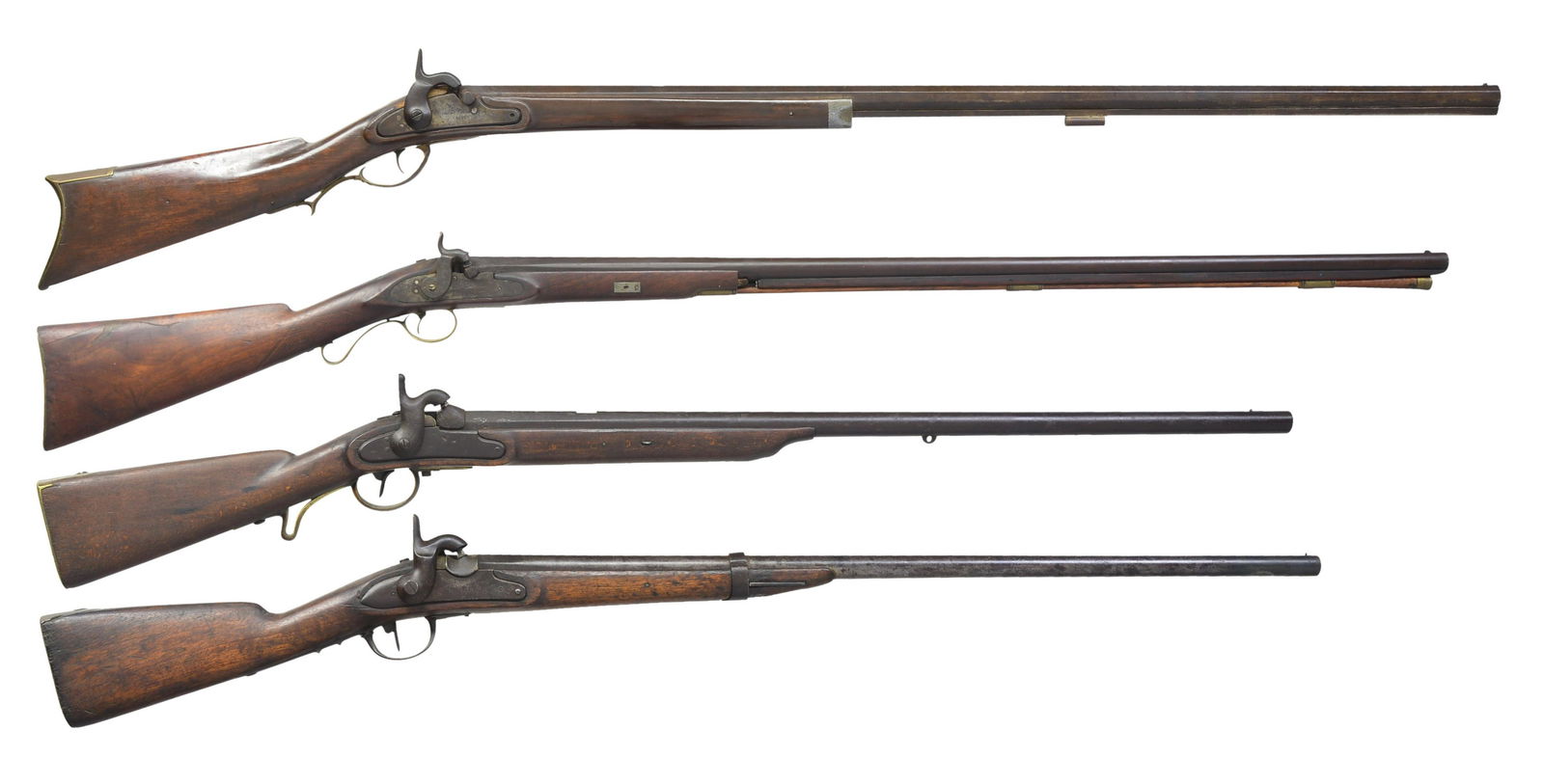 4 ANTIQUE FOWLERS OR MUSKETS. - Oct 21, 2019 | Poulin Antiques ...