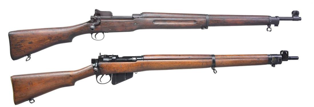 2 Bolt Action Rifles.