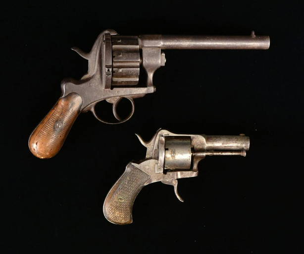 2 EUROPEAN PINFIRE DA REVOLVERS. - Jun 14, 2020 | Poulin Antiques ...