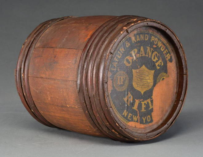 Laflin & Rand Wooden Powder Keg.