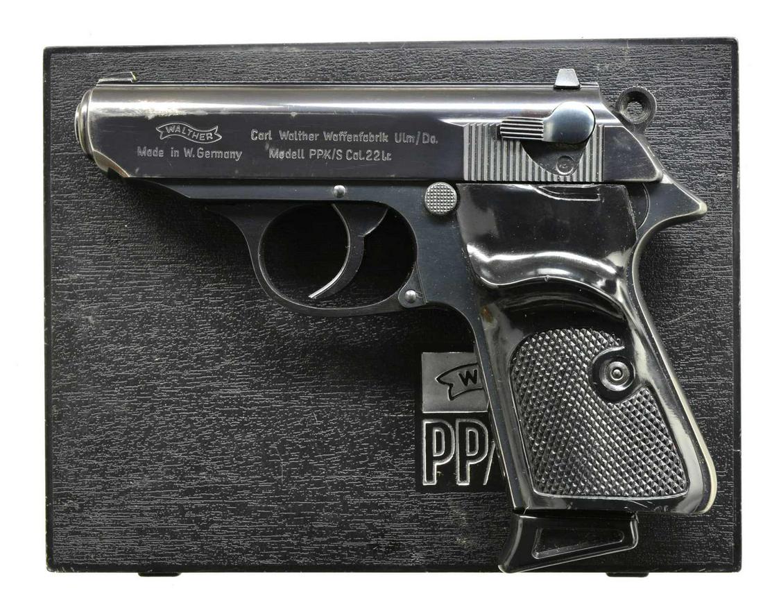 West German 22 Lr Walther Ppk/s Semi Auto Pistol