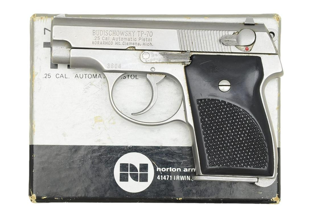 BUDISCHOWSKY MODEL TP-70 SEMI-AUTO PISTOL. - May 21, 2021 | Poulin ...