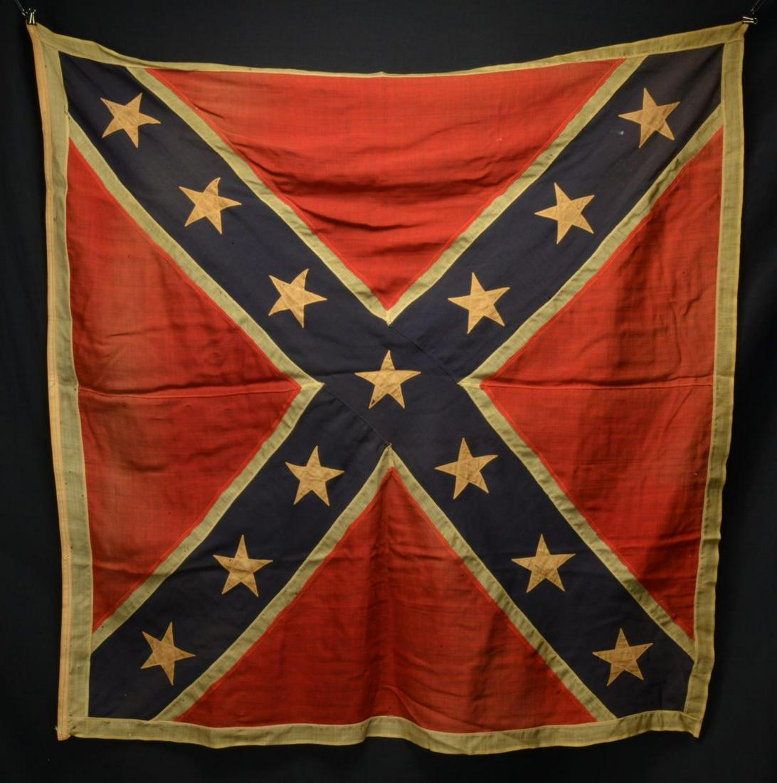 FINE EARLY REUNION ERA ANV STYLE BATTLE FLAG. - May 23, 2021 | Poulin ...