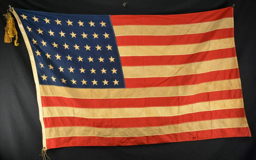 3 American Flags From Charleston Udc Museum.