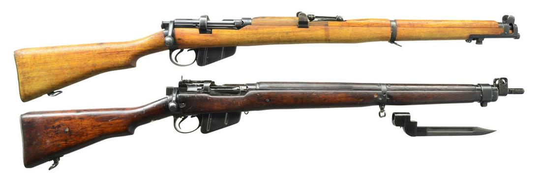 2 British Wwii Bolt Action Military Rifles.
