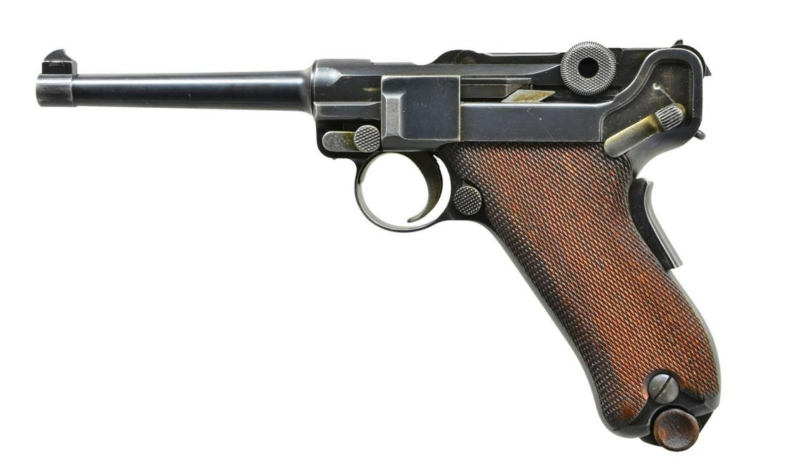 Dwm 1906 American Eagle Luger Semi Auto Pistol.