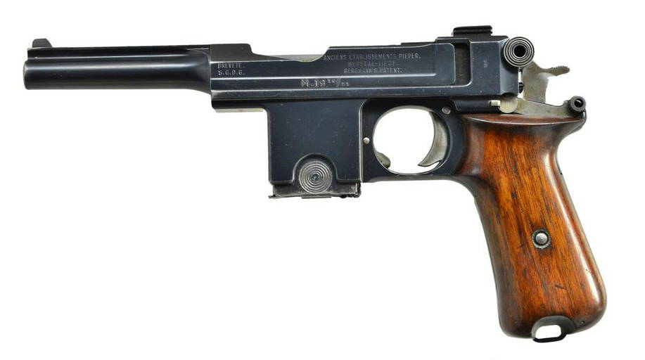 BERGMANN MODEL 1910 DANISH CONTACT SEMI-AUTO - May 06, 2022 | Poulin ...